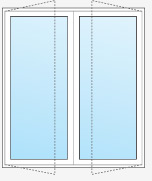 Sprouse Windows and Doors : New Construction Dual Vent Casement Window